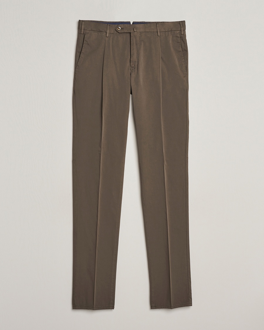 PT01 Slim Fit Corduroy Trousers Dark Green osoitteesta CareOfCarl.fi