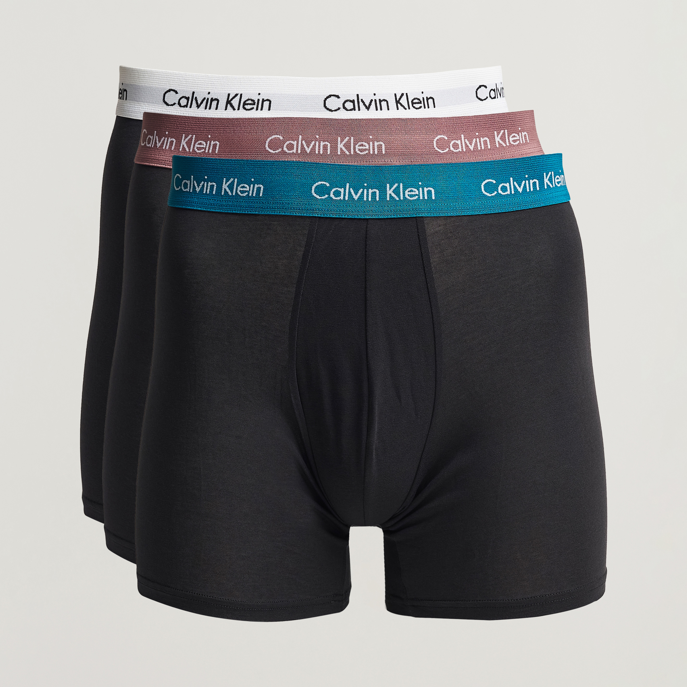 Calvin Klein Cotton Stretch 3-Pack Boxer Breif Rose/Ocean/White osoitteesta