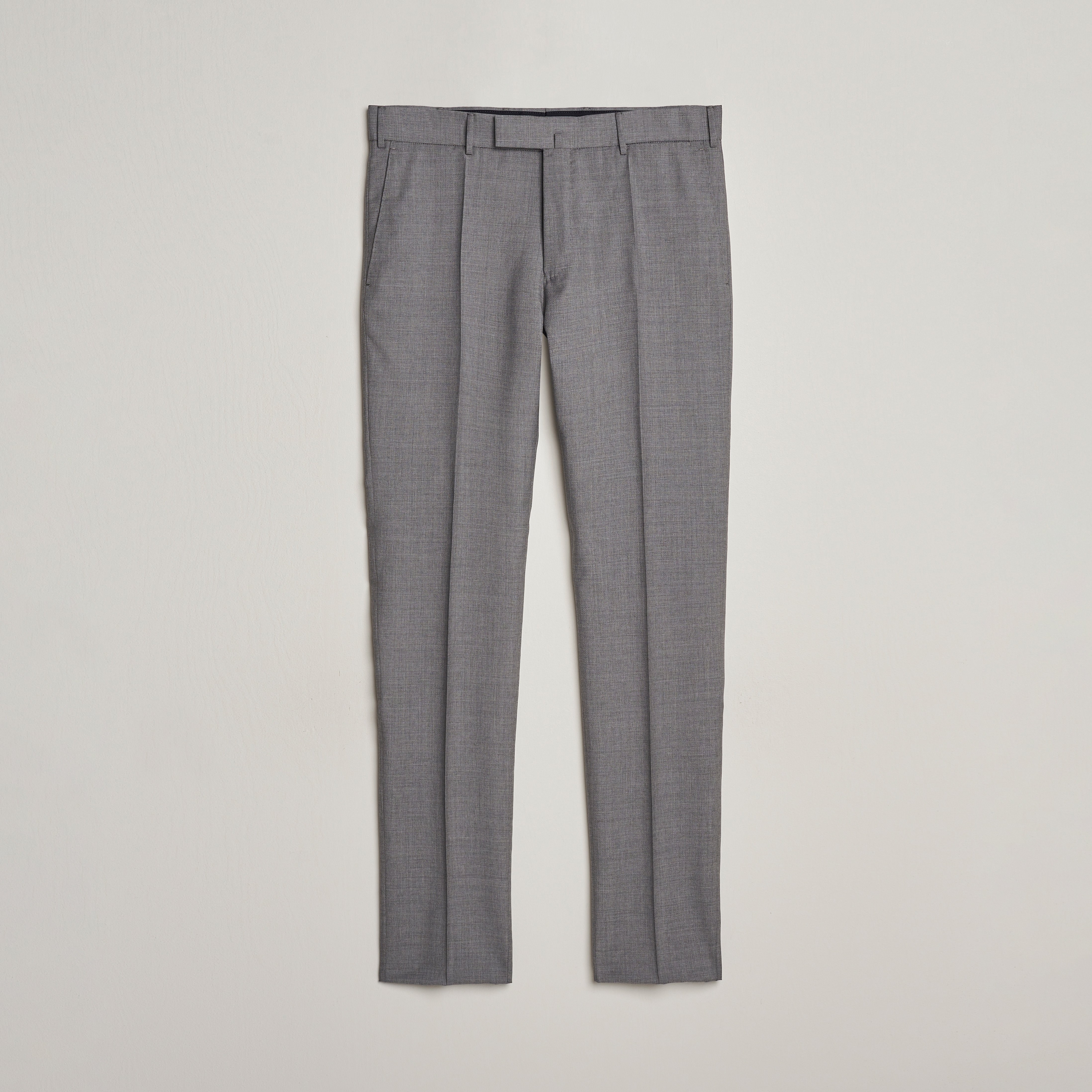 Incotex Slim Fit Tropical Wool Trousers Light Grey osoitteesta CareOfCarl.f
