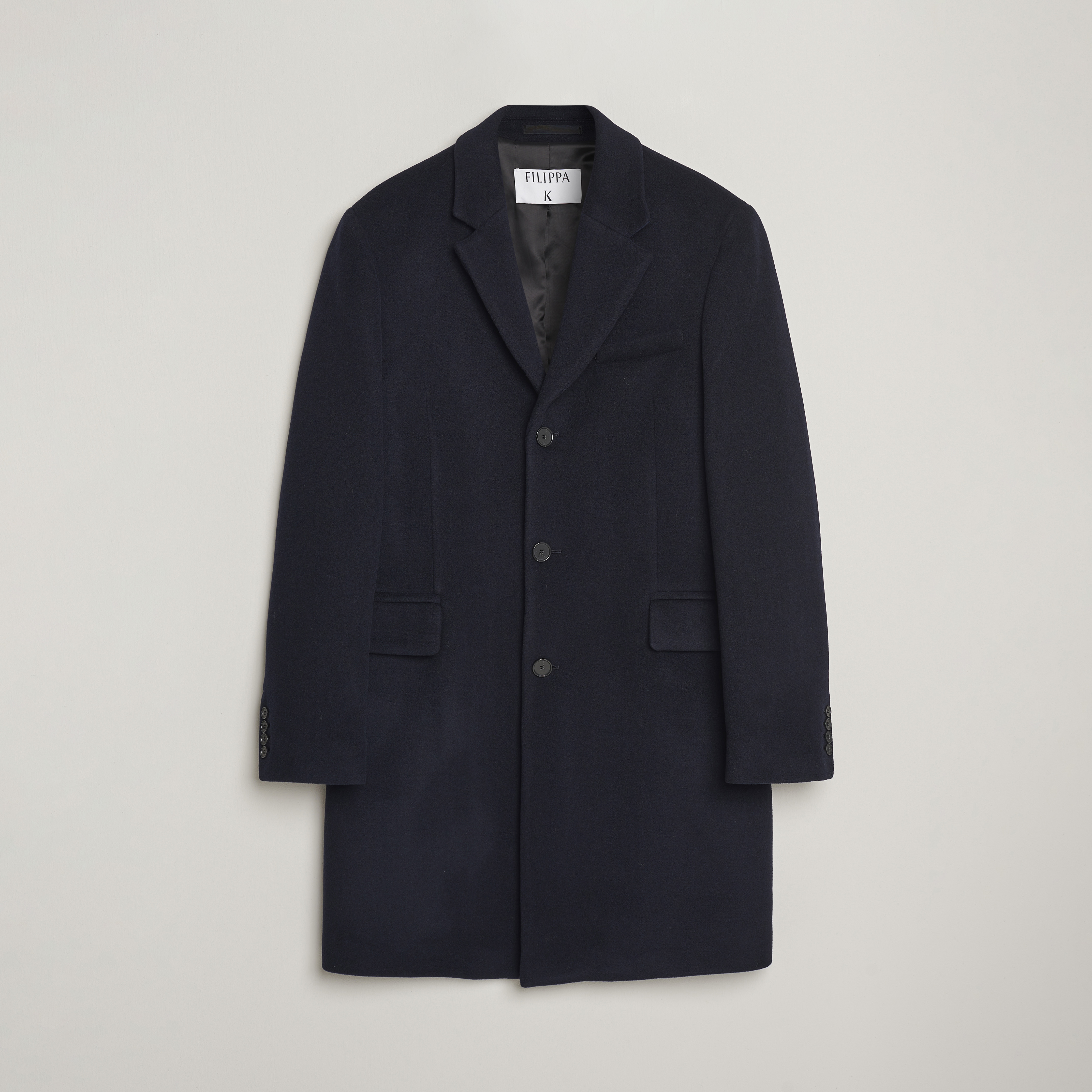Filippa K William Wool Coat Navy osoitteesta CareOfCarl.fi