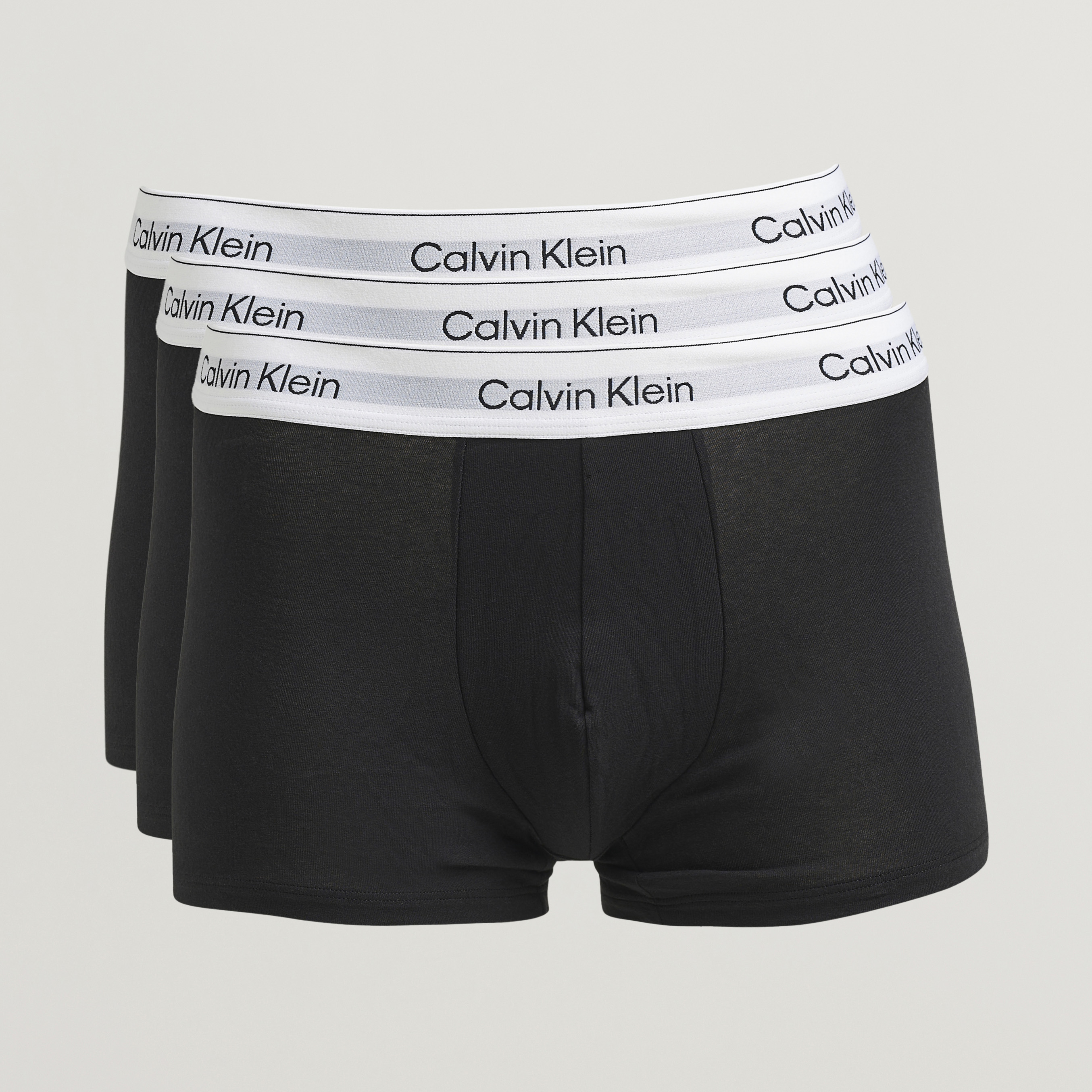 Calvin Klein 3-Pack Icon Cotton Stretch Black osoitteesta CareOfCarl.fi