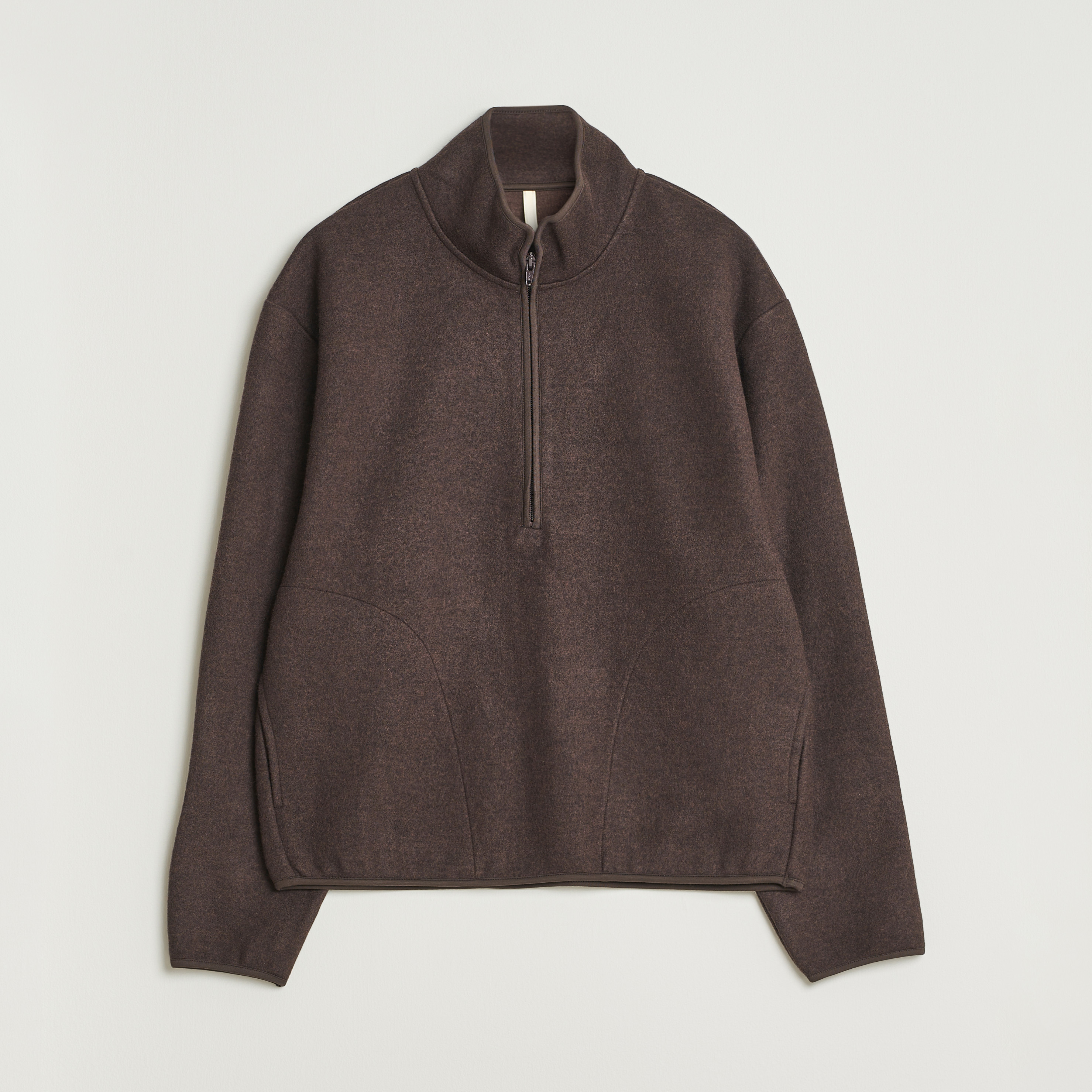Sunflower Wool Half Zip Dark Brown osoitteesta CareOfCarl.fi
