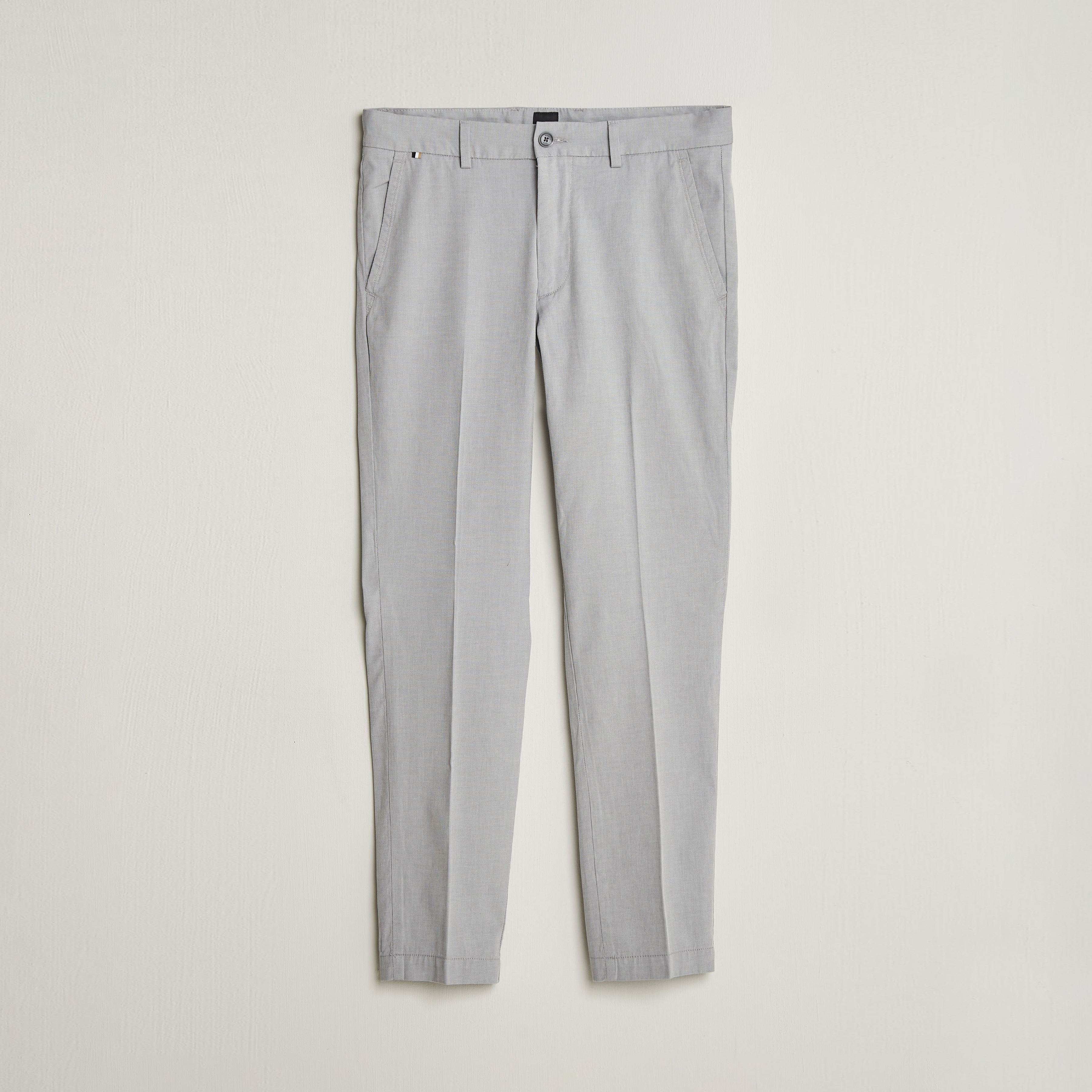 BOSS BLACK Kaiton Structured Chinos Silver osoitteesta CareOfCarl.fi