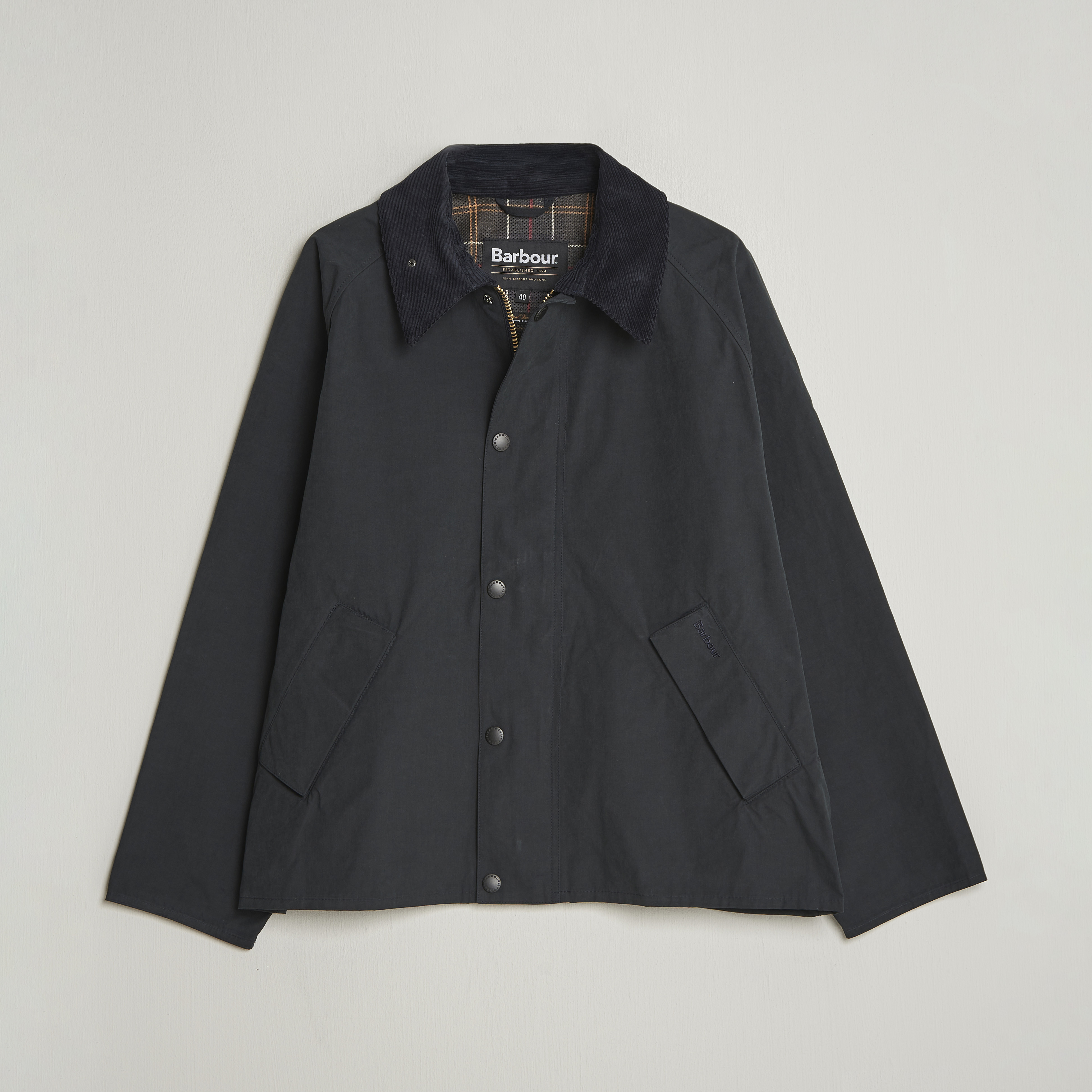 Barbour Heritage Oversize Transporter Casual Jacket Navy osoitteesta CareOf