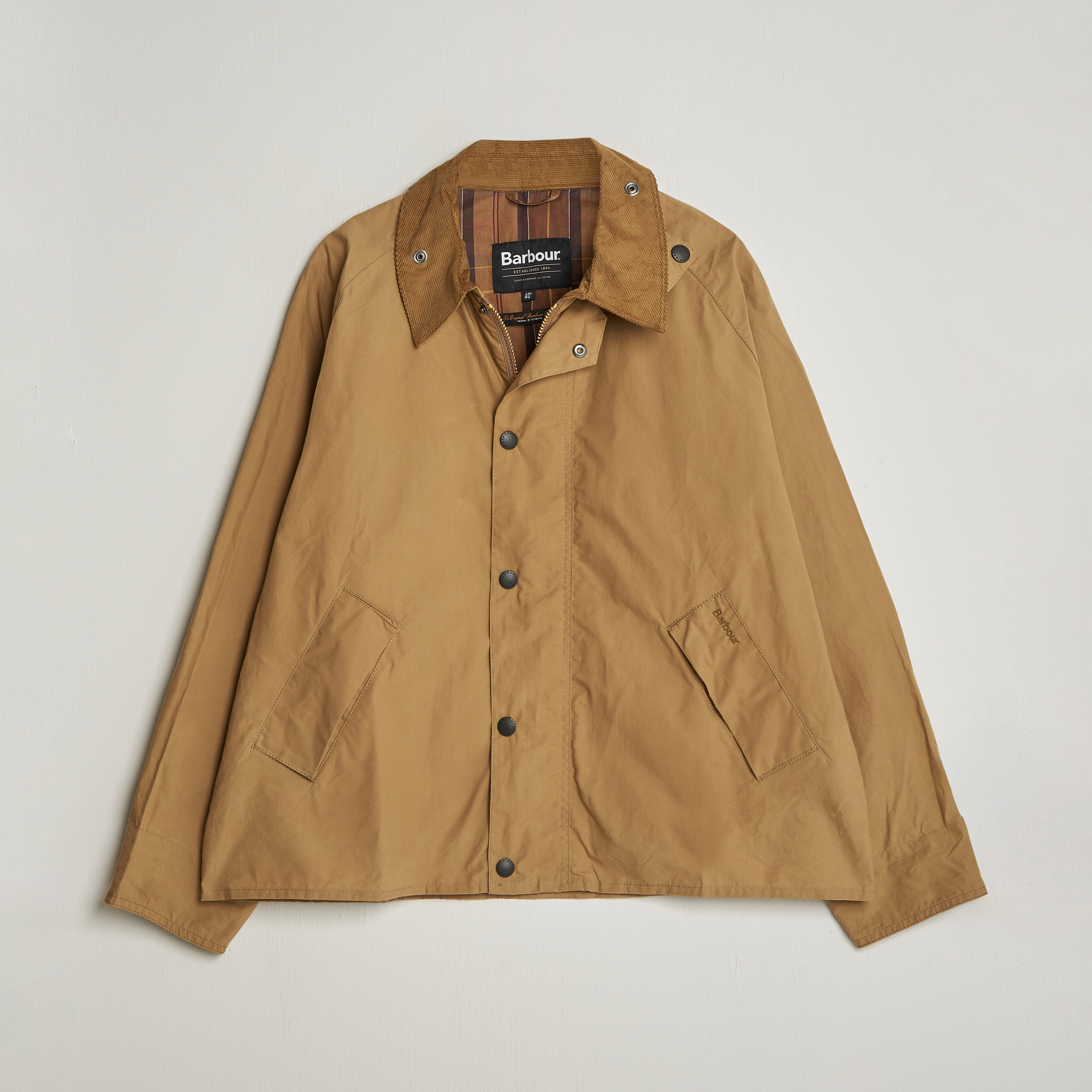Barbour Heritage Oversize Transporter Casual Jacket Golden Khaki osoitteest