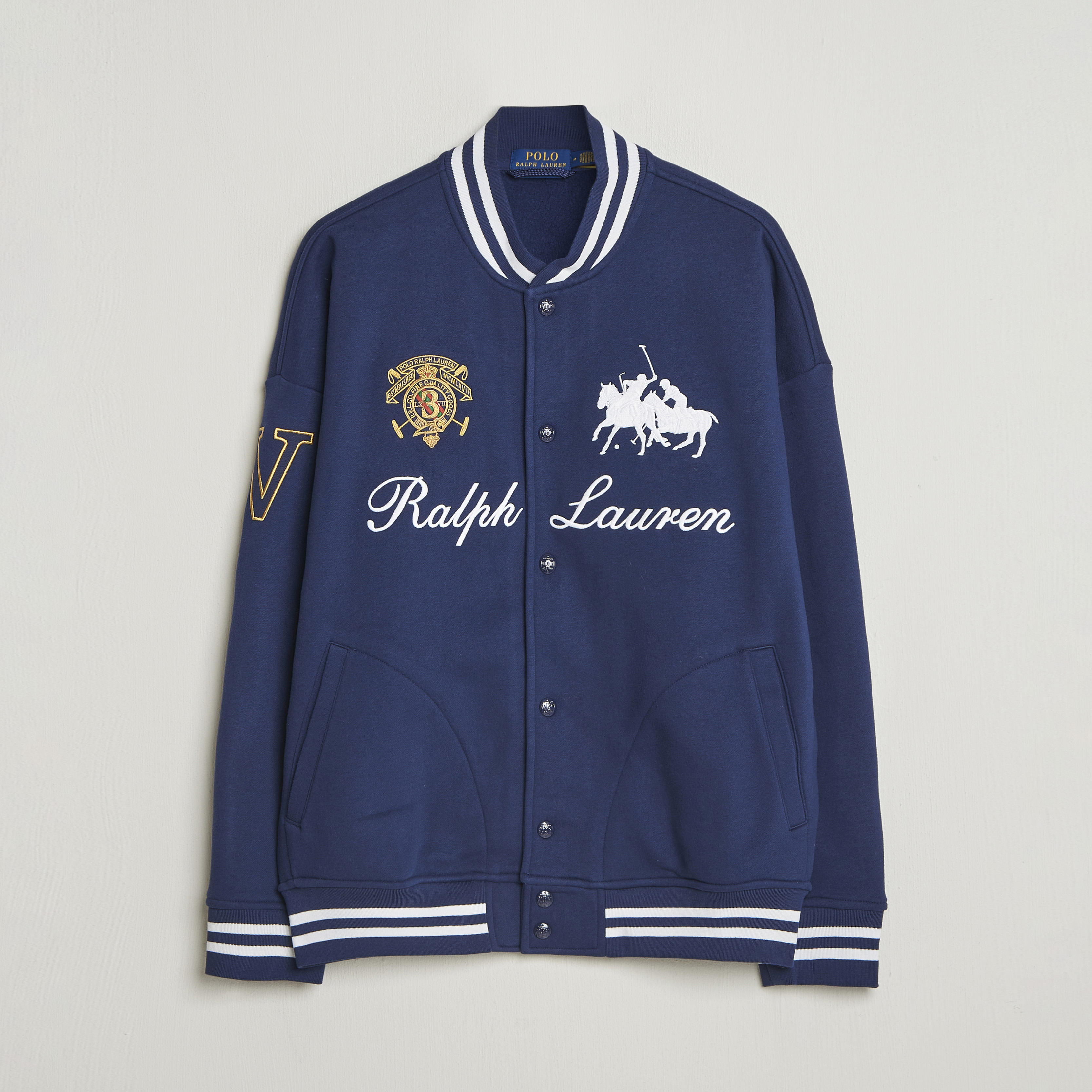 Polo Ralph Lauren Magic Fleece Bomber Jacket Newport Navy osoitteesta CareO