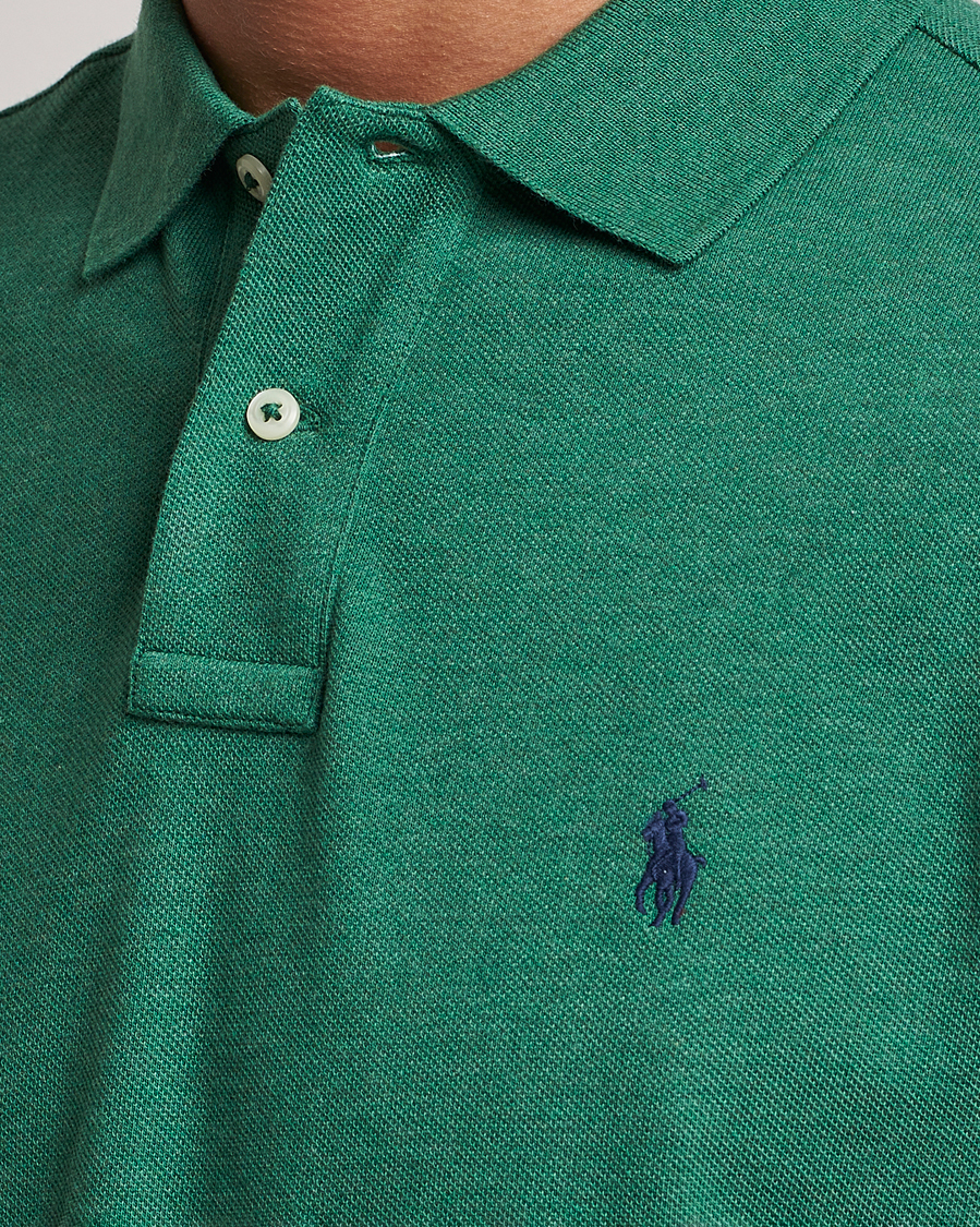 Polo Ralph Lauren Custom Slim Fit Polo Green Heather osoitteesta CareOfCarl